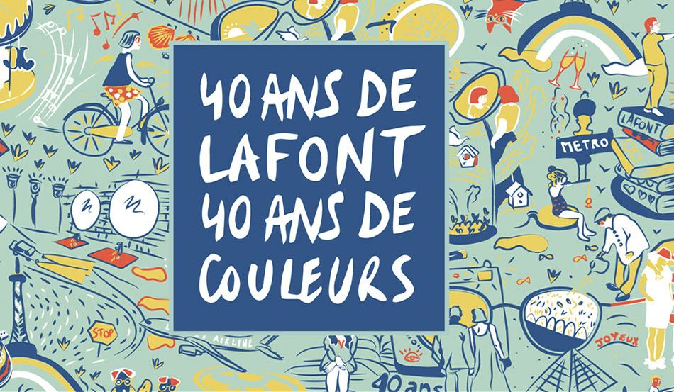 40 años de Lafont, 40 años de colores - Revista óptica Lookvision